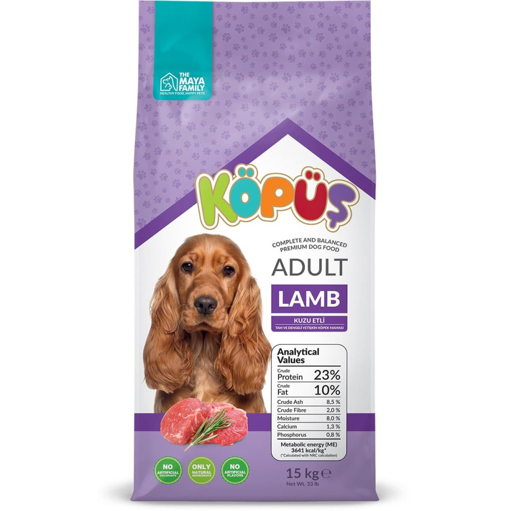 Kopus ξηρά τροφή για ενήλικους σκύλους με αρνί 15kg